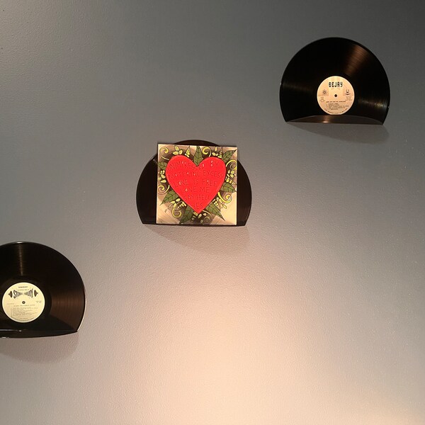 Mini Record Jewelry Dish, Sparkly Vinyl Record Dish, Unique Decorative ...