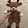 Crochet Deer Snuggler Pattern Deer Lovey Pattern Cute Animal Plushie ...