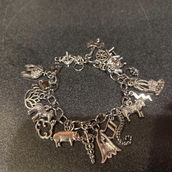 Apollo Charm Bracelet Gold Version With 14k Gold Plated Charms - Etsy