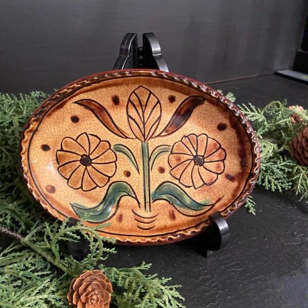 Smith Redware Earthenware Pottery, Christmas ORNAMENT, Snowflake ...