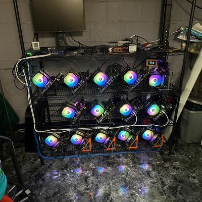 Dual Motherboard Stand for CPU Mining Lite & Full Versions 12x Screws ...