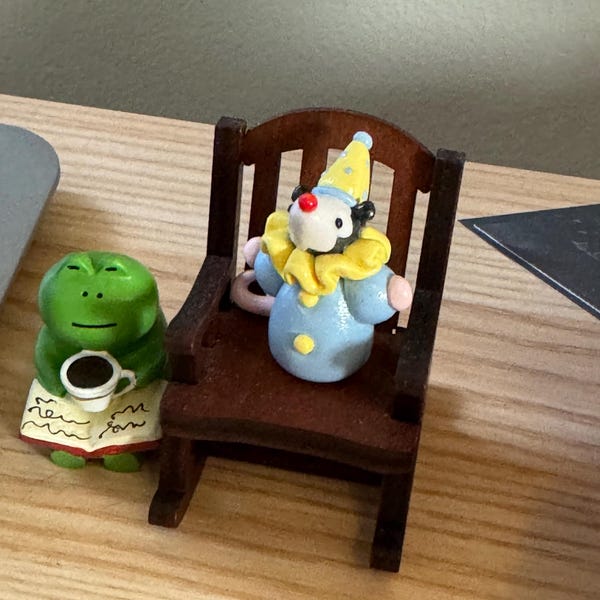 Clown Party Animal Figurine Handmade Desk Buddy - Etsy