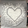 PAPER MINI Exploding Heart Quilt Pattern by Slice of Pi Quilts [wall ...