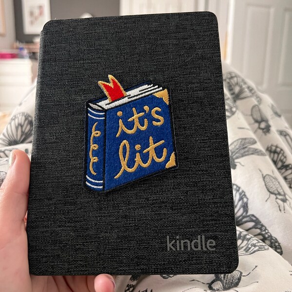 Its Lit (erature) Book Iron on Patch - Etsy