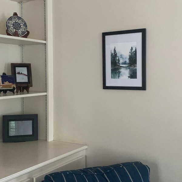 Geometric Wolf Print - Unframed, Animal Wall Art, Wolf Art Print, Wall ...