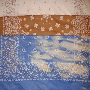 Custom Embroidered Hand Dyed Bandana Etsy