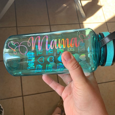 Custom Water Bottle Water Bottle Tracker Water Bottle With Hourly Time ...