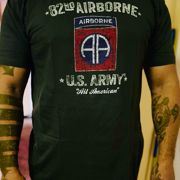 82nd Airborne Division Retro T-shirt BIT-639 - Etsy