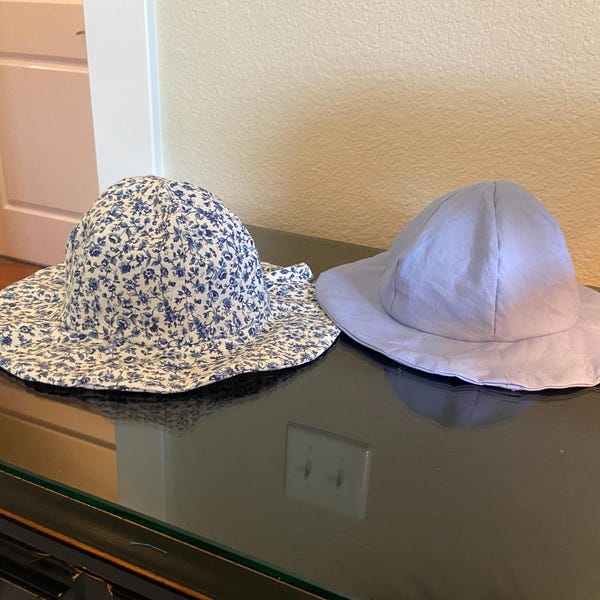 Easy Sun Hat Sewing Pattern | Reversible Sun Hat | Beginner Sewing ...