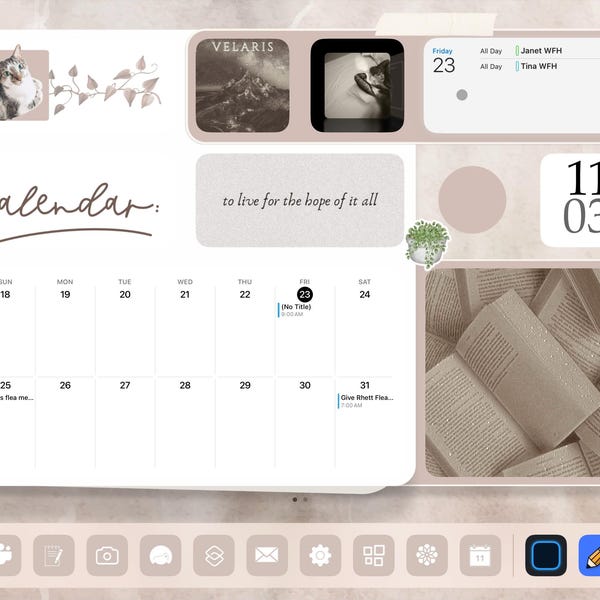 Aesthetic iPad Wallpaper Kit, Matching Theme, Icons, Widgets, iPhone ...