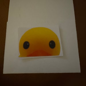 Duck Peeker Rear View Mirror/sun Visor Decal - Etsy