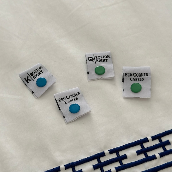 Bed Sheet Labels: Easy Bed Making, Organized Linens Closet - Etsy