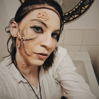 The Alien Spine Sci Fi Silicone Prosthetic SFX Make Up - Etsy UK