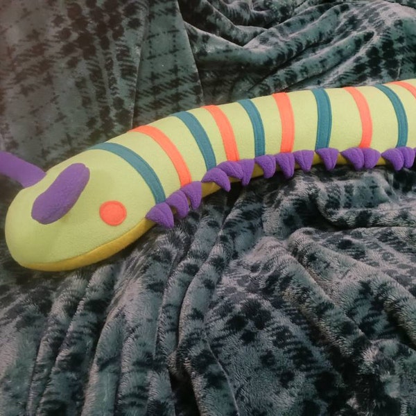 Rainbow Centipede Plush, Centipede Toy, Plush Bug, Plush Insect ...