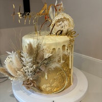 Natural Bakers Box, Full Box of Natural Dried Flowers, Cake Toppers ...