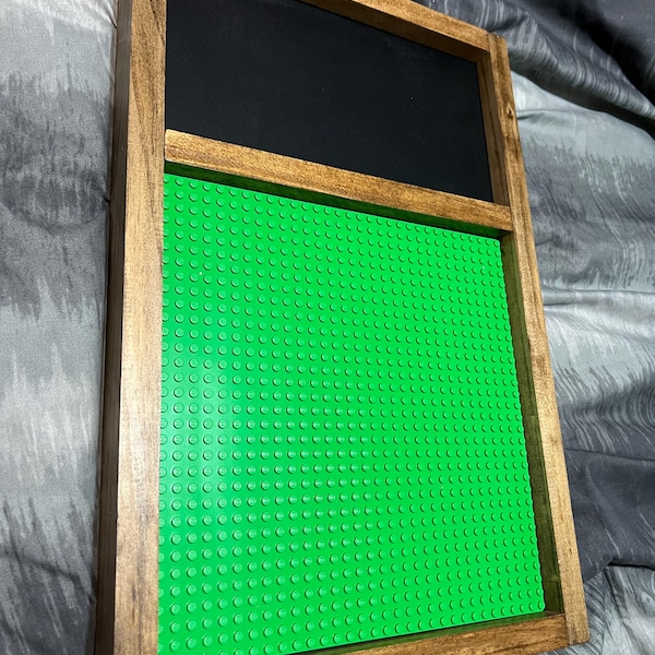 Personalized Building Blocks Tray With Side Compartment and Dry Erase ...