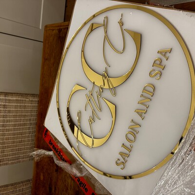 Unique Custom Made Business Sign for Your Company With Stand Offs ...