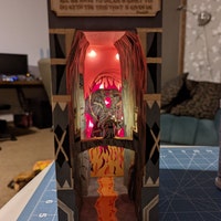 Wizard Duel Book Nook - DIY Kit - Etsy Canada