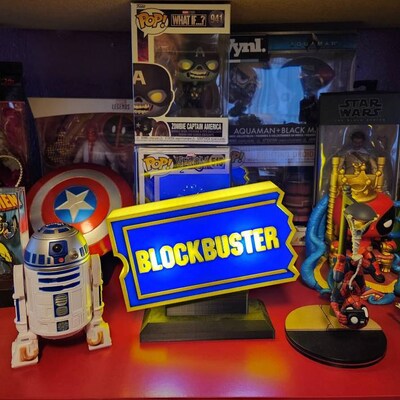 Blockbuster Lighted Sign - Etsy