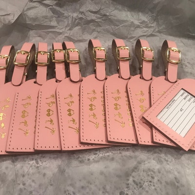 Miami Bridesmaid Gift Luggage Tags for Proposal Box Bachelorette Party ...