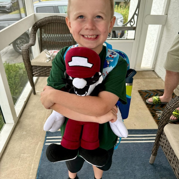 MX. Mario '85. FNF. Mario's Madness. Large Plush Toy. Size 19 Inch(50 ...