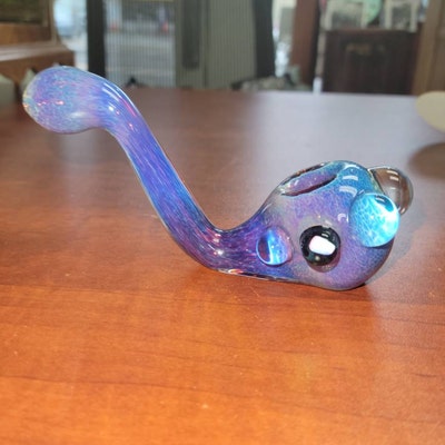 Heady Opal Pipe, Opal Pipe, Amber Purple Pipe, Glass Smoking Pipe ...