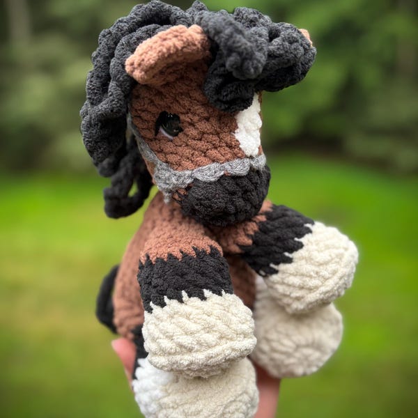 Paylin the Pony STUFFIE Crochet Pattern | No Sew Low Sew Crochet ...