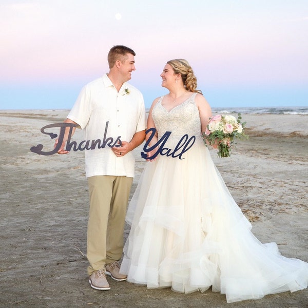 Rustic Wedding Decor / Thank You Sign / Rustic Wedding Sign / Wedding ...