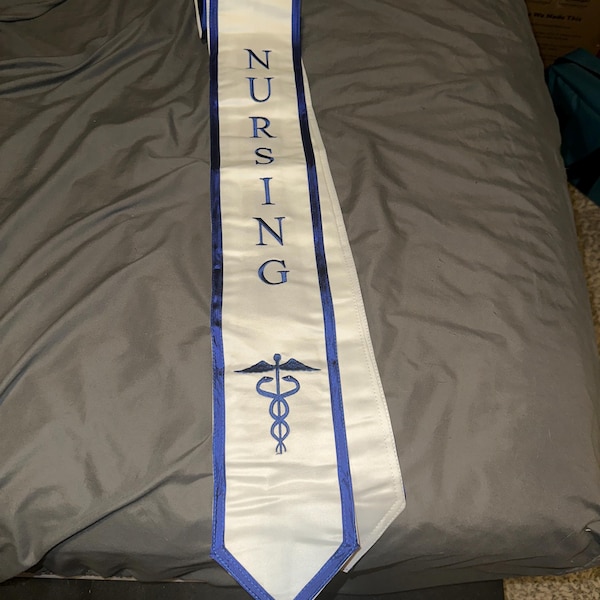 Custom Graduation Stole: Personalized Embroidery Sash - Etsy