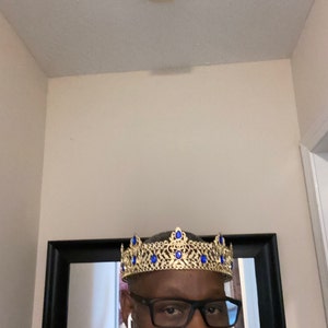 King Crown for Men, Royal Men's Crown, Prince Tiara for Wedding ...