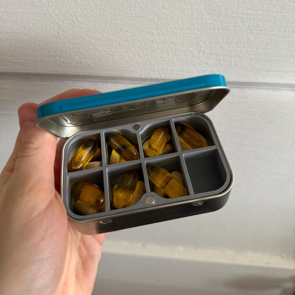 Altoids Tin Pill Storage Insert - Ingenious Design for Organized ...