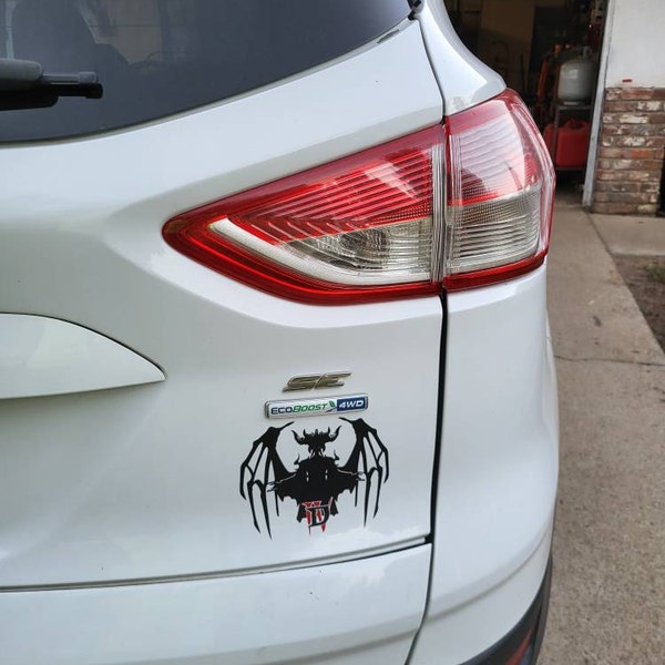 Diablo 4 Logo Sticker, Car Decal, Diablo IV Sticker, Diablo 4 Decal ...