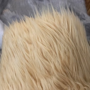 Eden WHITE Shaggy Long Pile Soft Faux Fur Fabric for Fursuit - Etsy