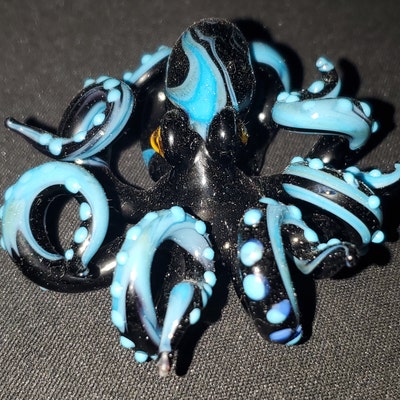 Art Glass Octopus, Glass Octopus, Octopus Art ,octopus Decor, Octopus ...