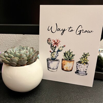 New Job Gift, Congratulations Gift, Way to Grow, Job Promotion Gift, Co ...