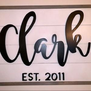 Extra Large Family Sign / Shiplap Sign / Personalized Sign / | Etsy