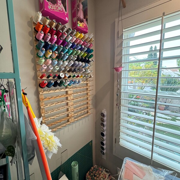 180 Spool Thread Rack 2 Inch Spacing-thread Organization, Thread ...