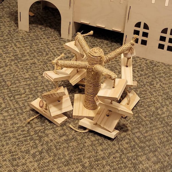 Tree Rabbit Toy (natural) - Etsy