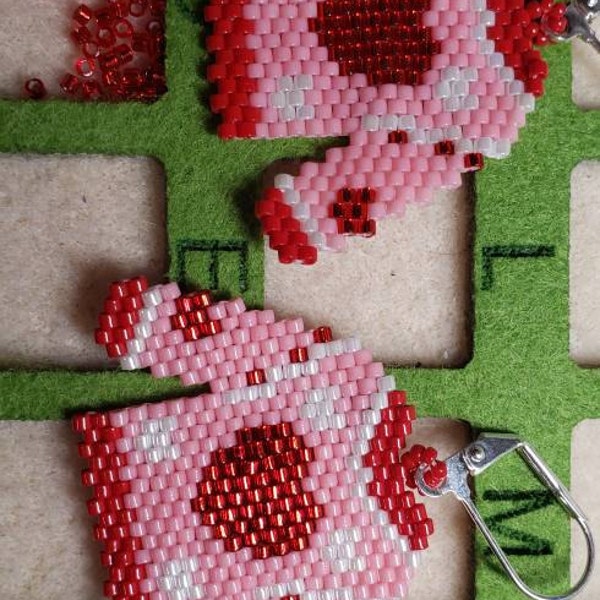 5 Blank Templates for Creating Peyote Odd Count Stitch Bracelet - Empty ...