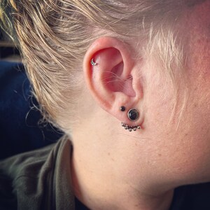 Gothic Ear Cuff Cuff Earring gothic Fake Cartilage ear - Etsy