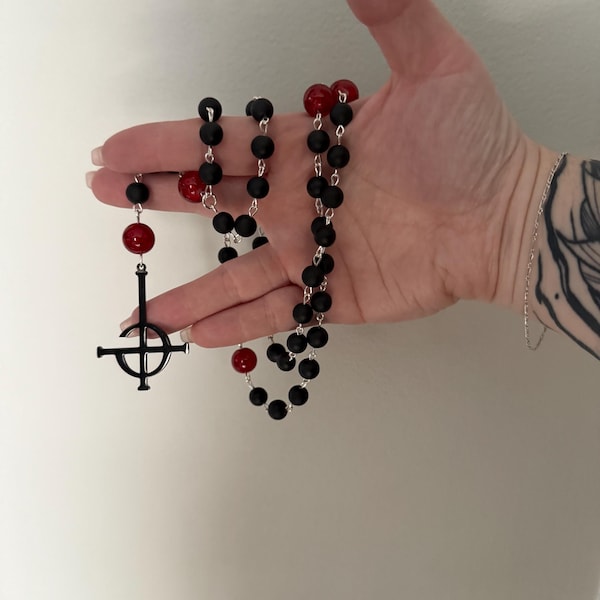 Ghost Band Rosary - Glow in the Dark - UV Reactive - Papa IV Blues ...
