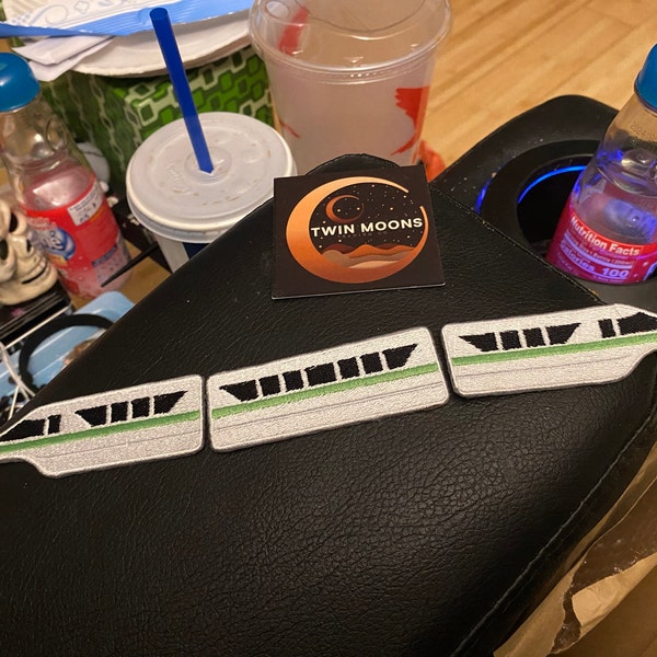 Set of 3 Mini Monorail Patches - Etsy