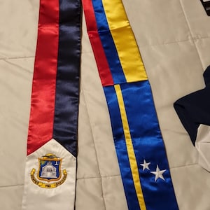 Colombia Flag Graduation Sash/stole International Study Abroad - Etsy