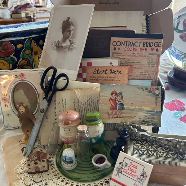 Vintage Mystery Rummage Box - Etsy