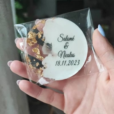 Personalized Epoxy Key Chain Favor, Custom Epoxy Wedding Resin Gift ...