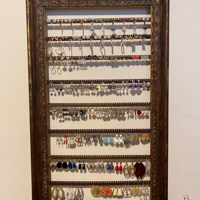 16 Earring Holder Slats Iorganize® DIY Organizer 9 Colors 3 Styles ...