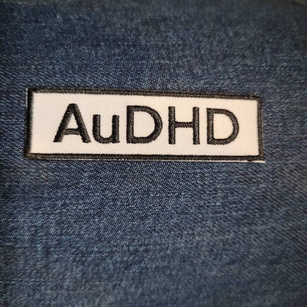 Audhd Autism ADHD Iron on Patch Communication - Etsy