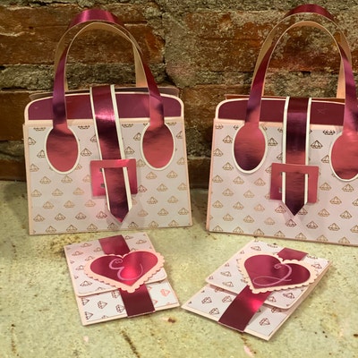 Designer Purse With Gift Card Holder. digital Cutting File for ...