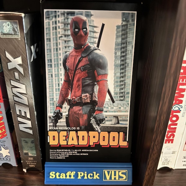 VHS Tape Display Stand. Compact and Stable Design for Standard and ...