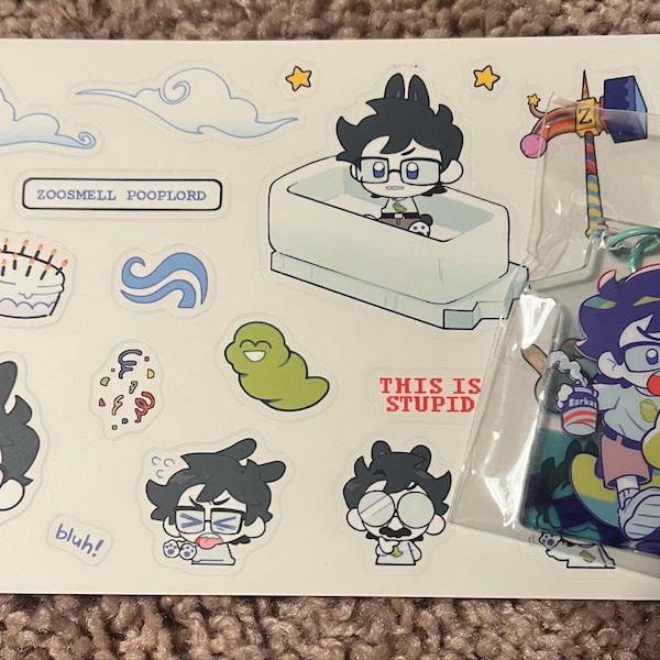 HOMESTUCK Egbun Sticker Sheet - Etsy